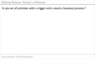 Business Processes Definition | PDF