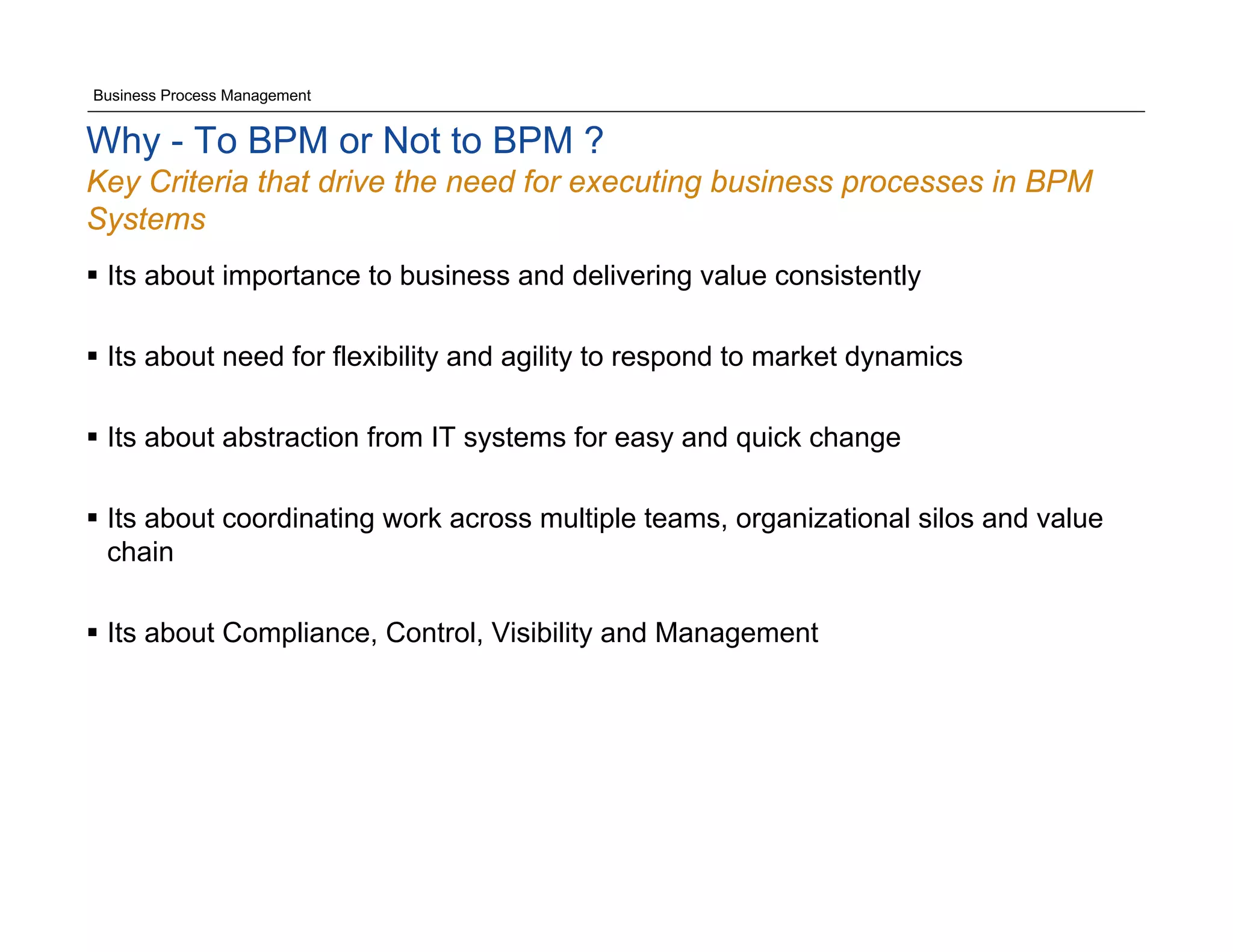 How Business processes supported in BPM vs ERP | PDF