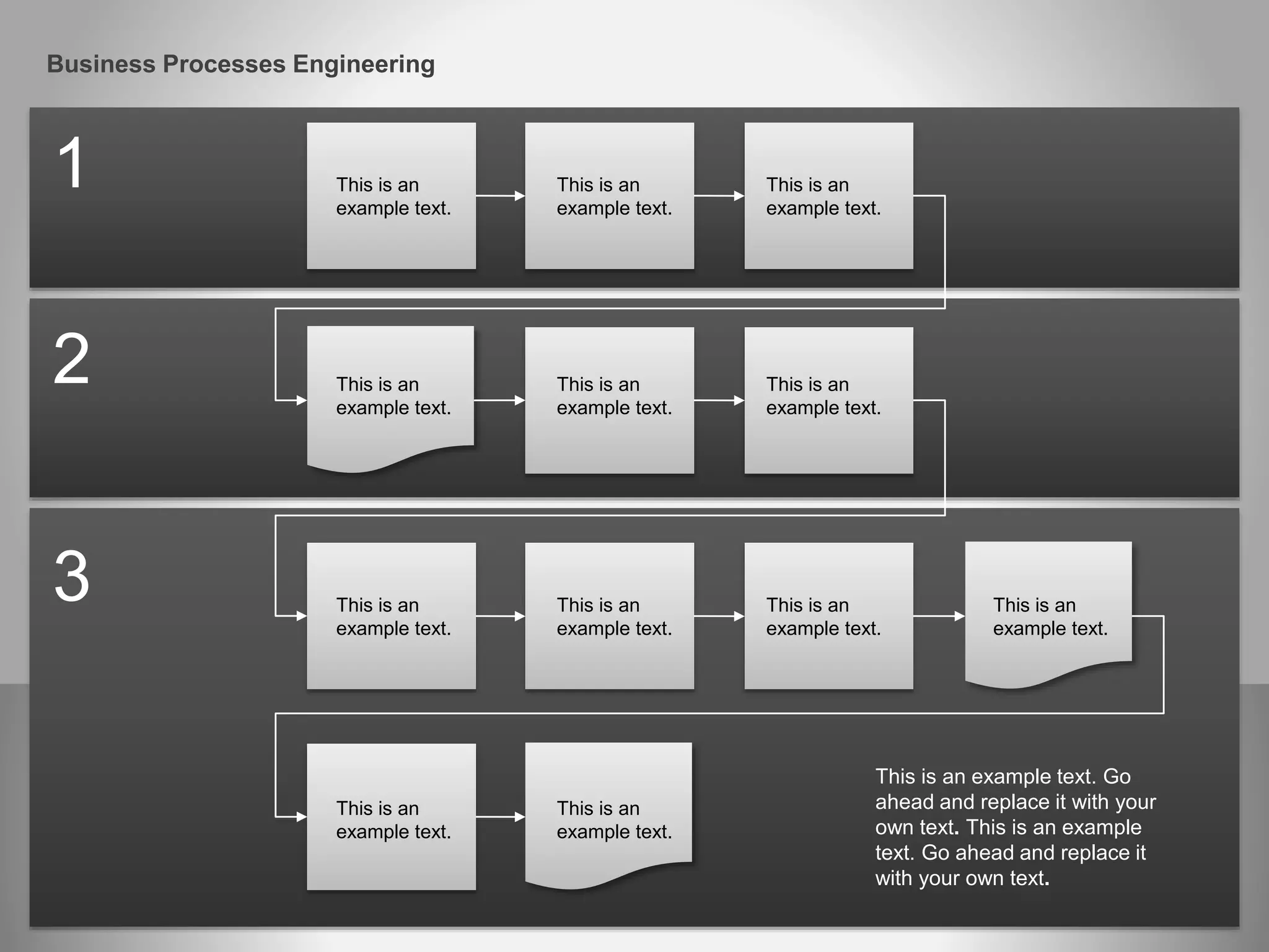 Business Process Re-engineering Diagram (for PowerPoint and Google Slides) | PPTX
