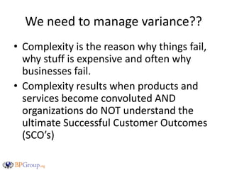 Business Processes and Complexity | PDF