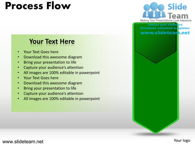 Business process flow powerpoint ppt slides. | PPT