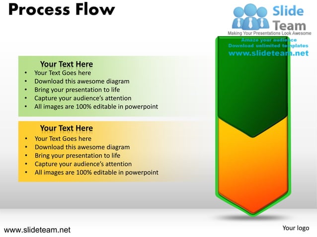 Business process flow powerpoint ppt slides. | PPT | Free Download