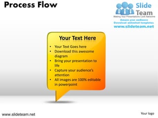 Business process flow powerpoint ppt slides. | PDF