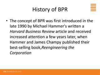 Business processing Reengineering | PPT