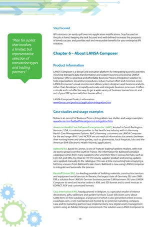 LANSA, Business Process Integration buyers guide | PDF