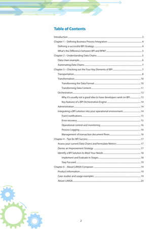 LANSA, Business Process Integration buyers guide | PDF