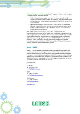 LANSA, Business Process Integration buyers guide | PDF