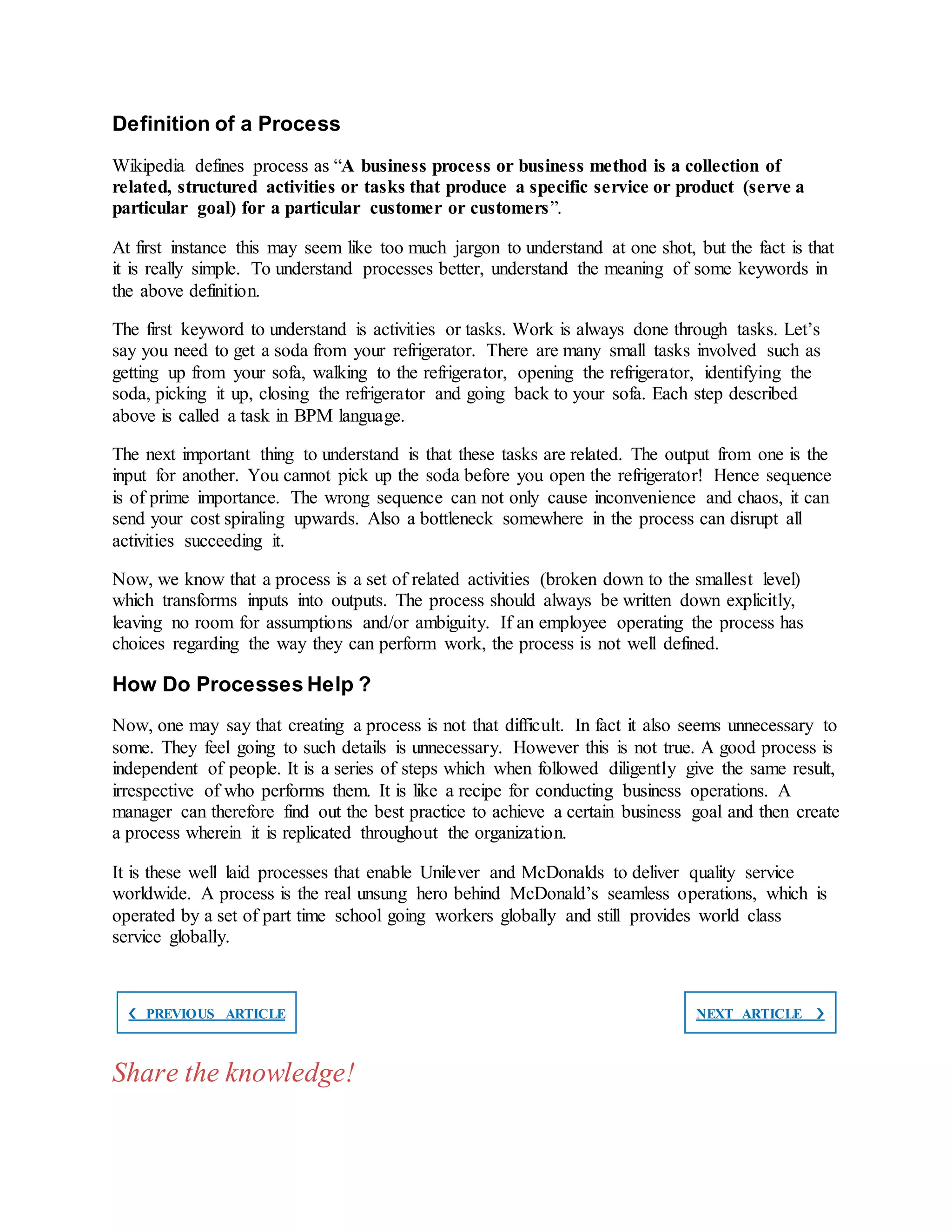 Business process management | DOCX