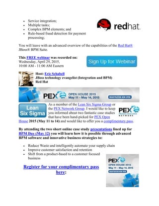 Business process management case studies | PDF