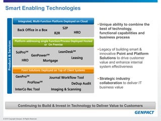 Presentation done in GENPACT | PDF