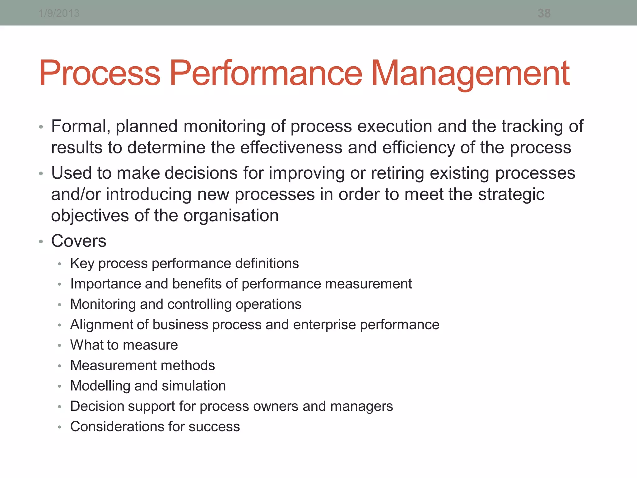 Business Process Management Training 1 | PDF