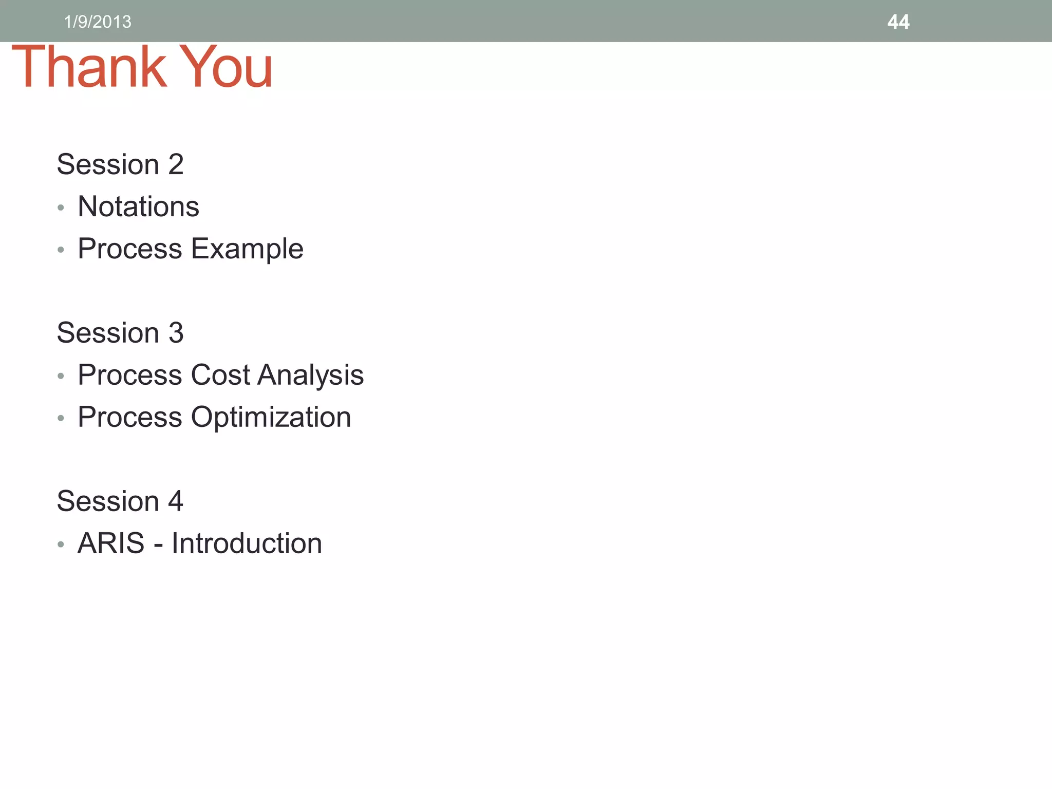 Business Process Management Training 1 | PDF