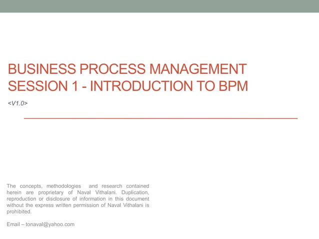 Business Process Management Training 1 | PDF | Business Administration | Business