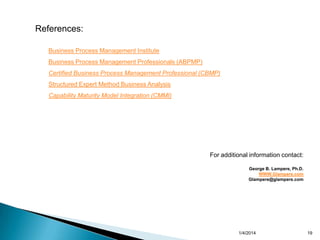 Business Process Management Approach | PPTX