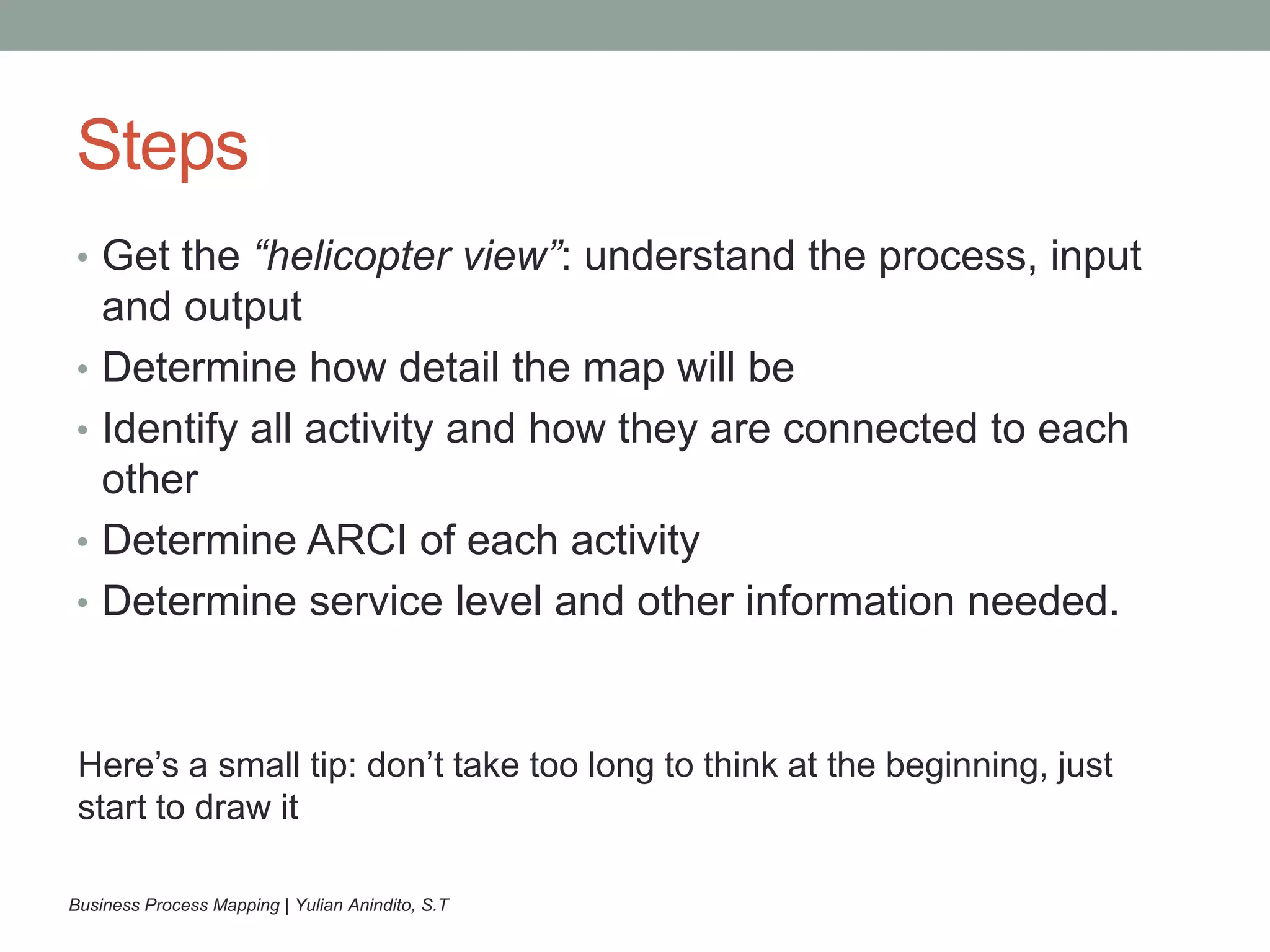 Business process mapping | PPTX