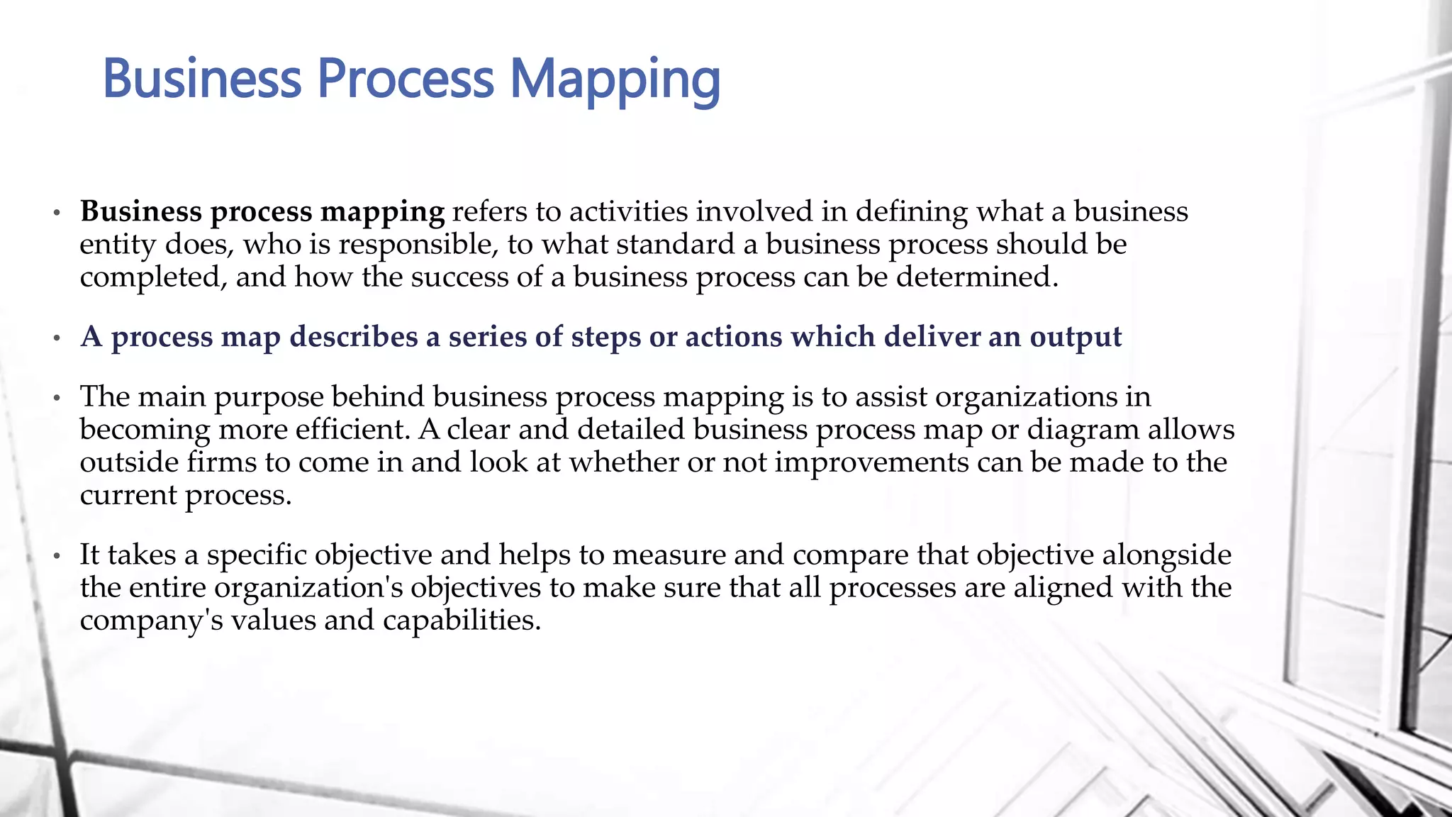 Business process mapping | PPTX | Business | Business and Finance