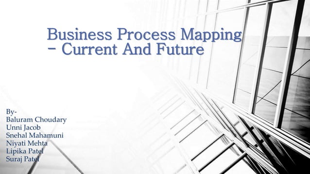 Business process mapping | PPTX | Business | Business and Finance
