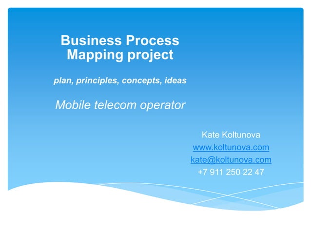 Business process modelling and e tom telecom | PPTX | Business ...