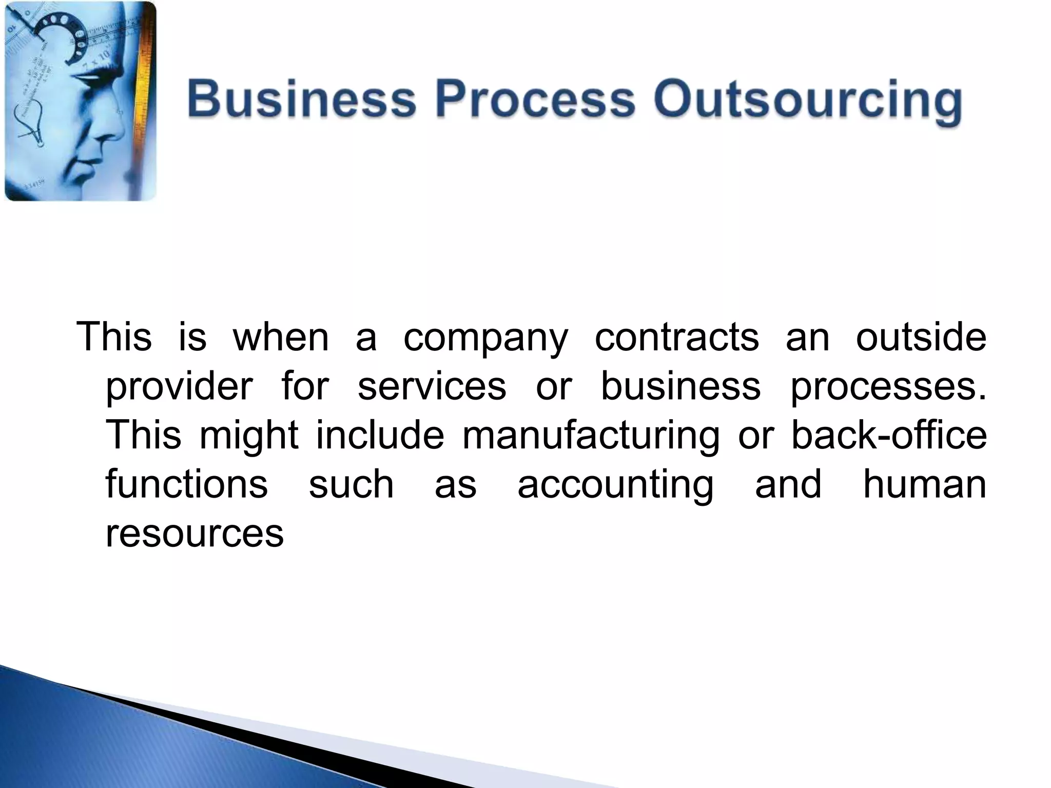 Business process outsourcing | PPTX