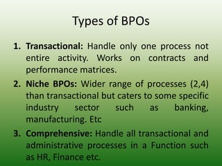 Business process outsourcing | PPTX