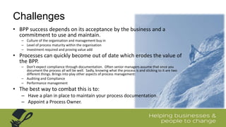 Business Process Playbook - An introduction | PPTX