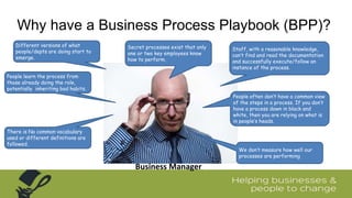 Business Process Playbook - An introduction | PPTX | Operating Systems ...