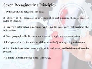 Business process re- engineering | PPTX | Business Administration ...