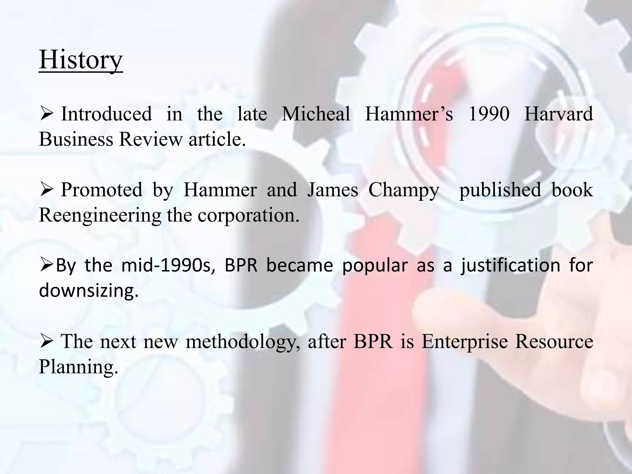 Business process re engineering | PPTX