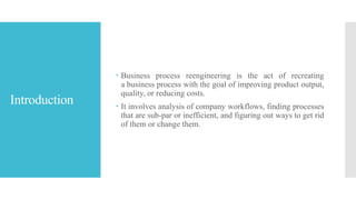 Business process re engineering | PPT