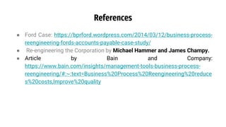 Business Process Re-engineering | PPT