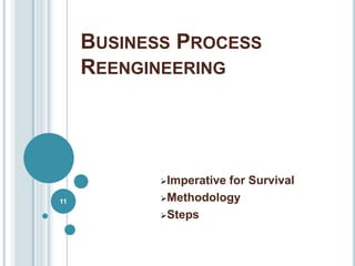 Business Process Reengineering Methodology