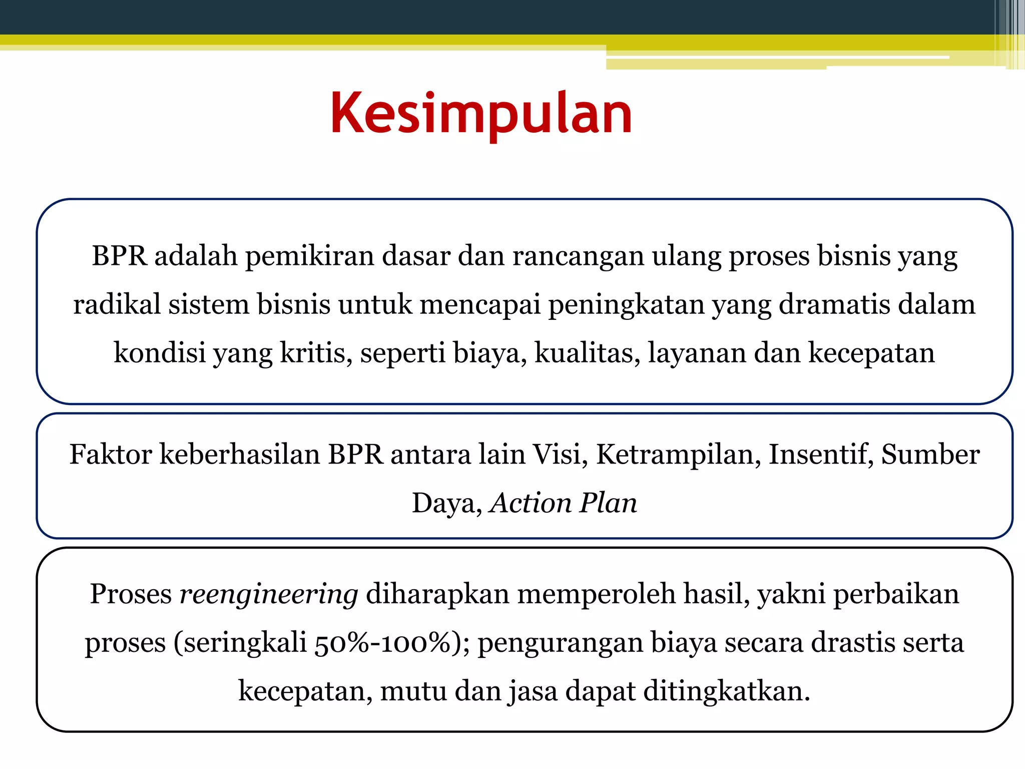 Business process reengineering PPT | PPTX