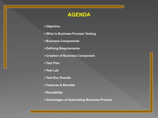 Business Process Testing -BPT | PPT