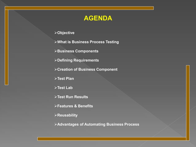 Business Process Testing -BPT | PPT