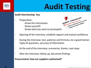 Business procurement audit | PPT