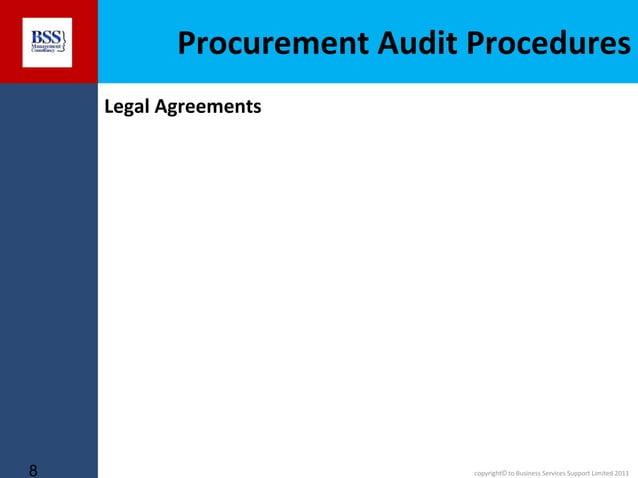 Business procurement audit | PPT | Business Accounting & Finance | Business
