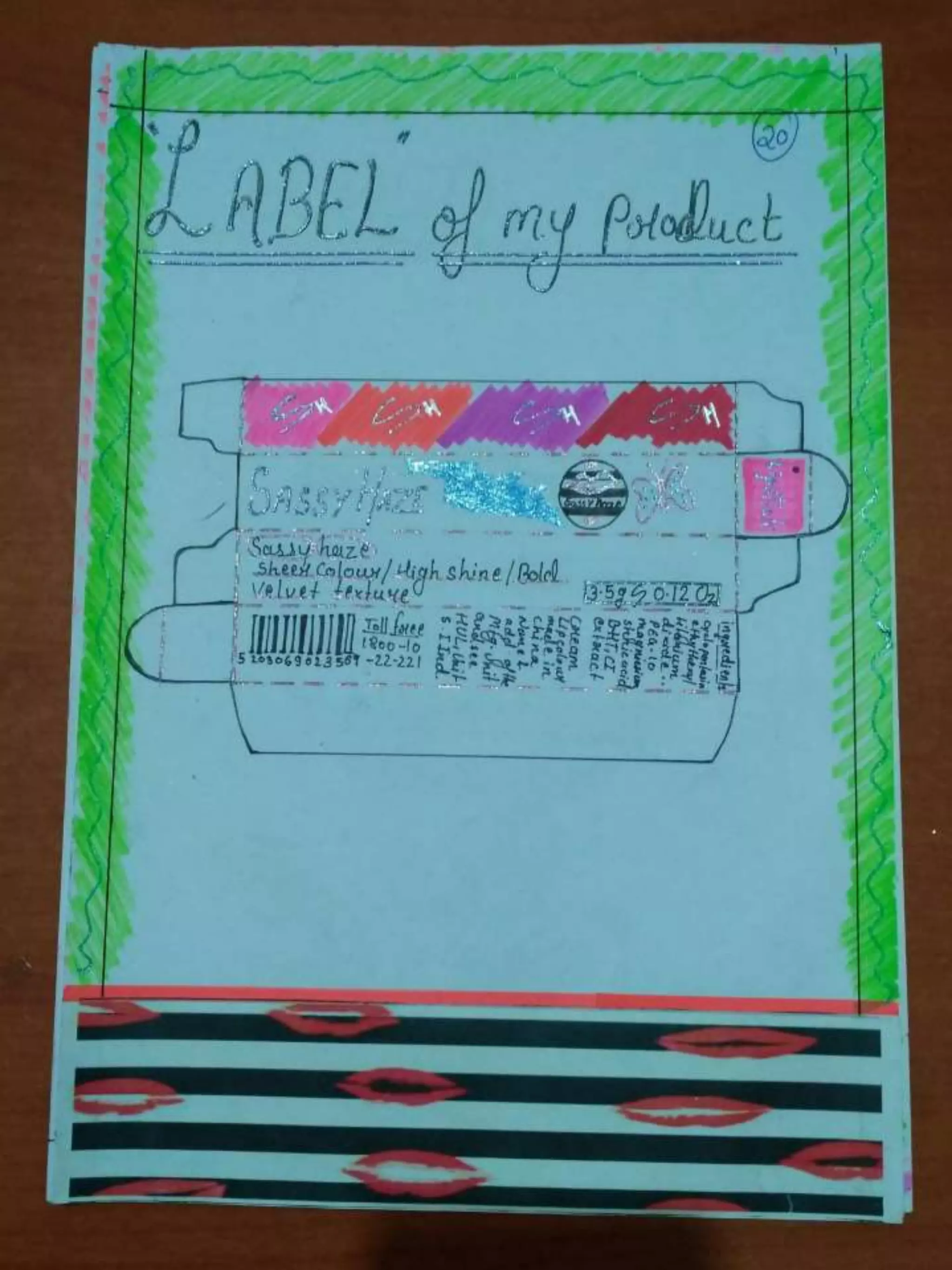 Business project class 12 management of marketing (LIPSTICK) | PPTX