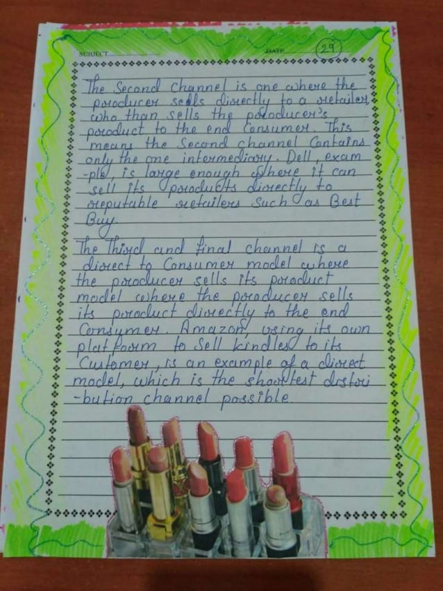 Business project class 12 management of marketing (LIPSTICK) | PPTX