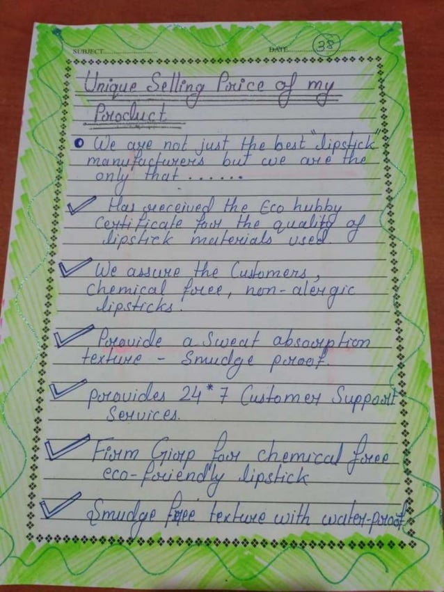 Business project class 12 management of marketing (LIPSTICK) | PPTX