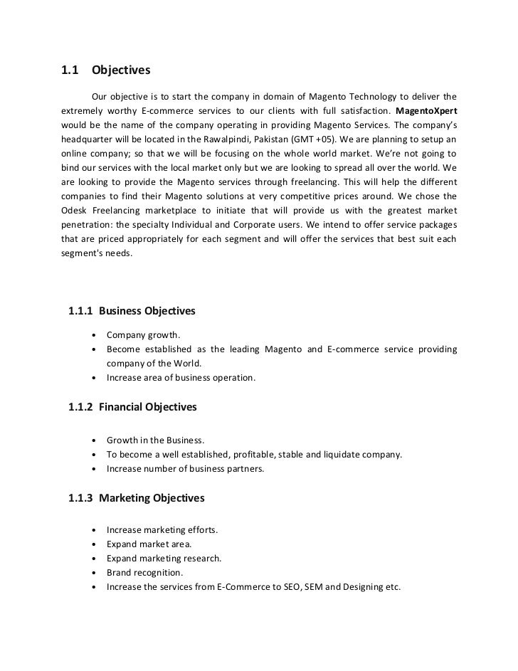 Magento Business Proposal Magento Business Proposal