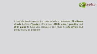 Steps to Perform Pind Daan | By Pitradev | PDF