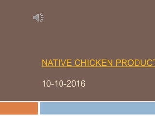 Chicken Production Business proposal entrep. | PPT