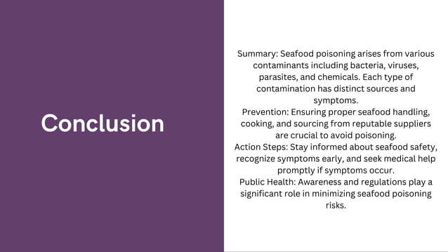 Sea food poisoning and causes sea food poisoning | PDF