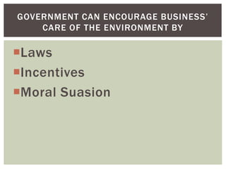 Business protection of the environment | PPTX