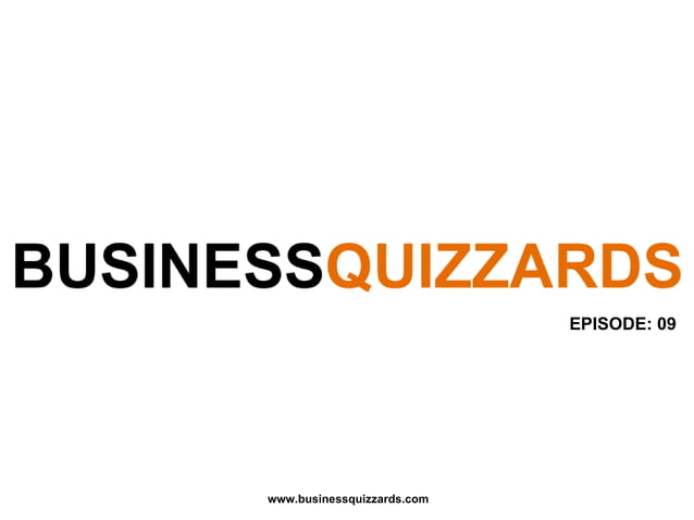 Business quizzards 9 | PPT