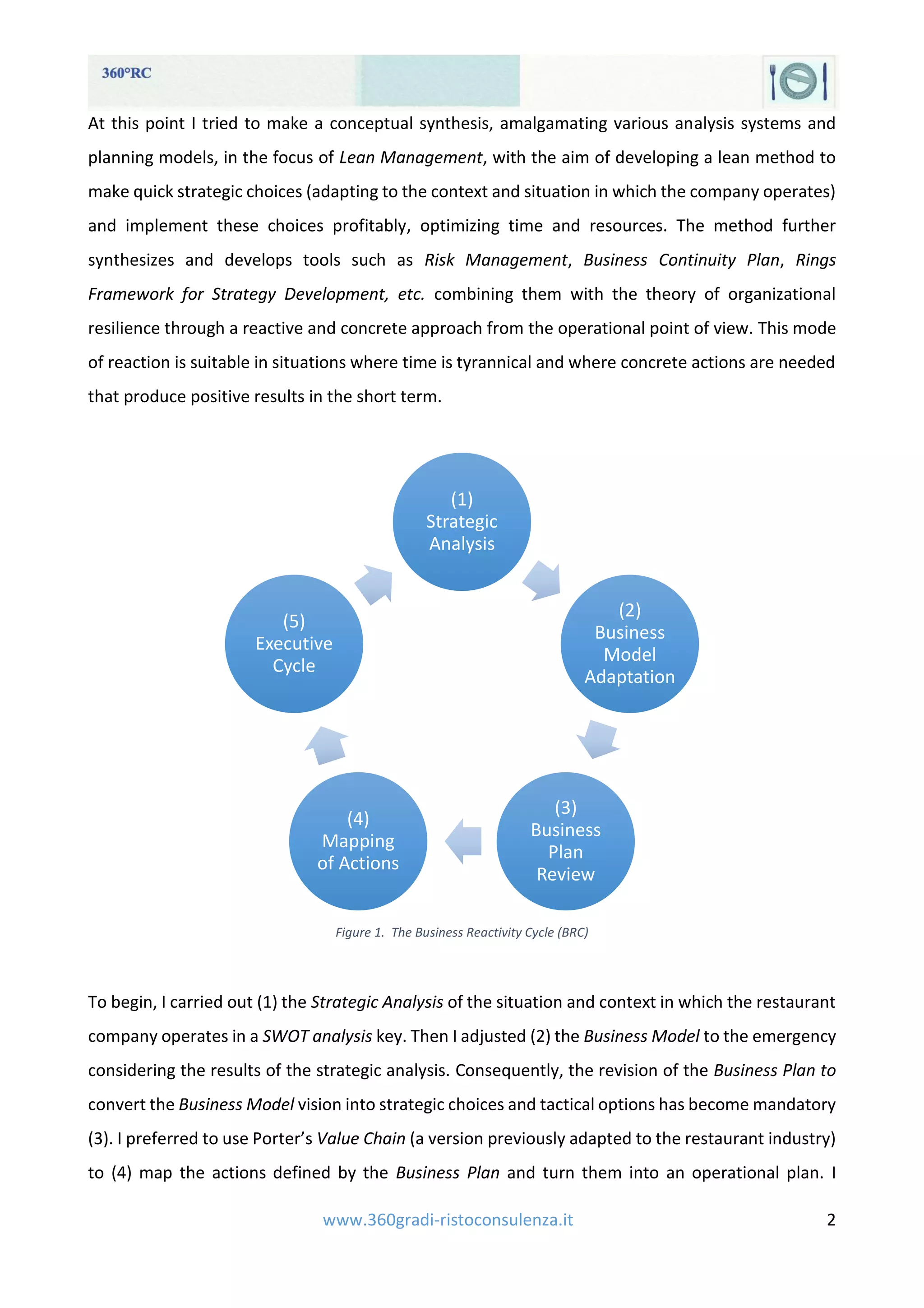 Business reactivity cycle | PDF | Business Administration | Business