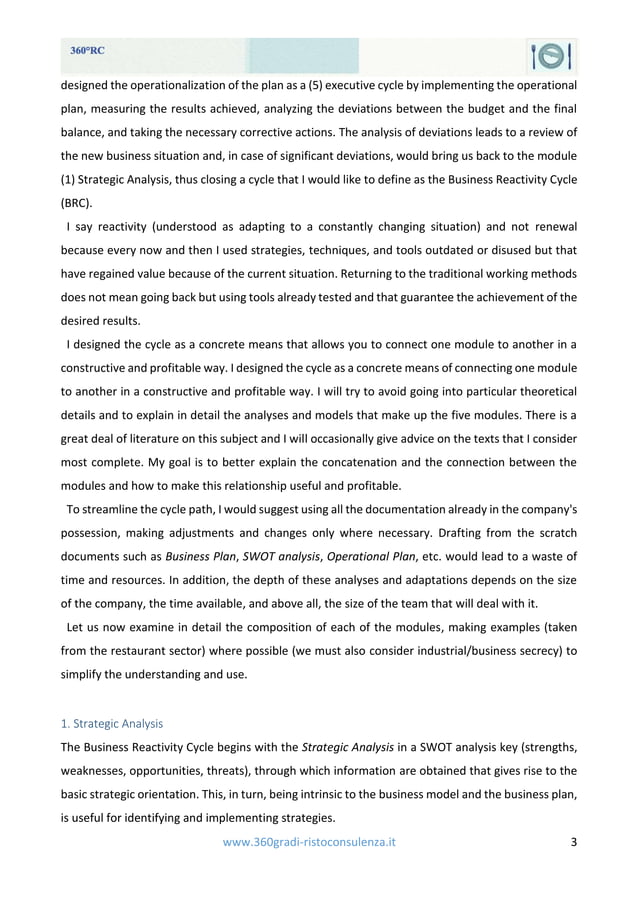 Business reactivity cycle | PDF