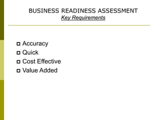 Business Readiness Assessment & Ocm Platform | PDF