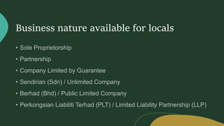 Business registration in Malaysia with complete guide | PPT