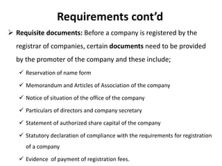 Business Registration NOTES.pptx | Personal Taxes | Personal Finance